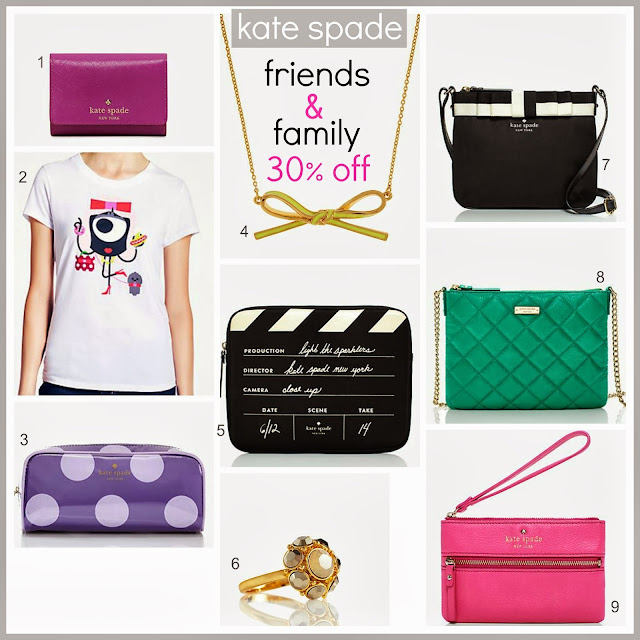 Tracy's Notebook of Style: Kate Spade Friends & Family 30% off discount!!