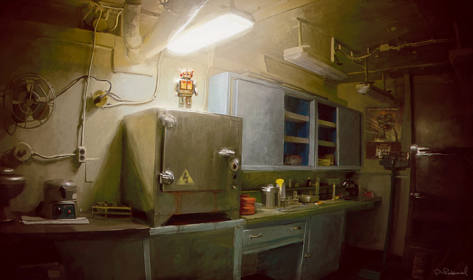 The Art of Brian Recktenwald: Night Shift Painting