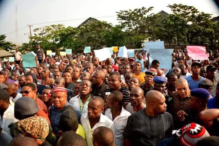 Photos: Rivers state governor, Nyesom Wike, leads state residents in ...