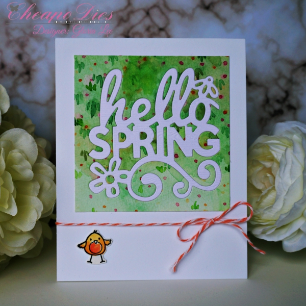 Gloria's craft room: Hello Spring!