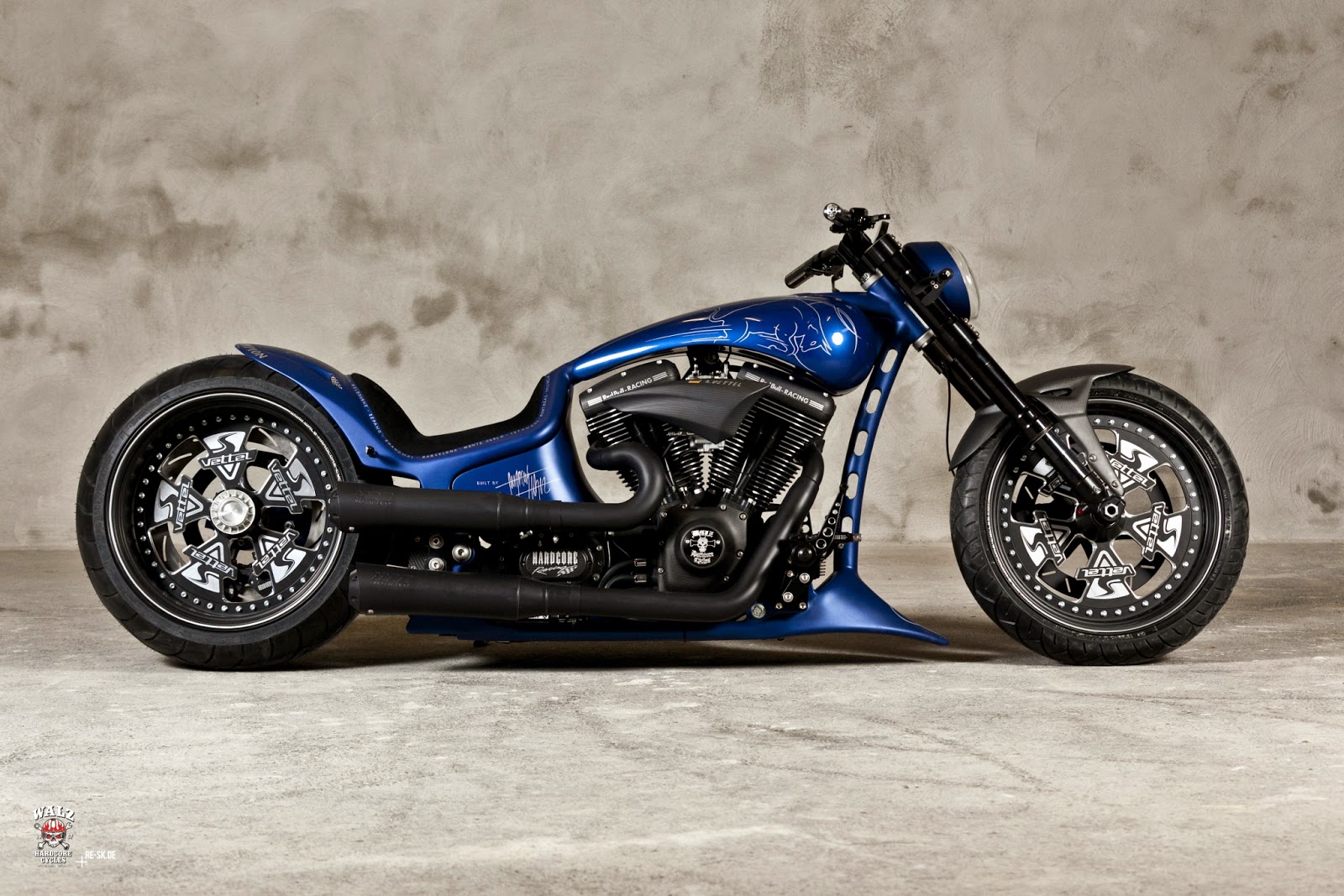 biker excalibur II: Blue Motorcycles