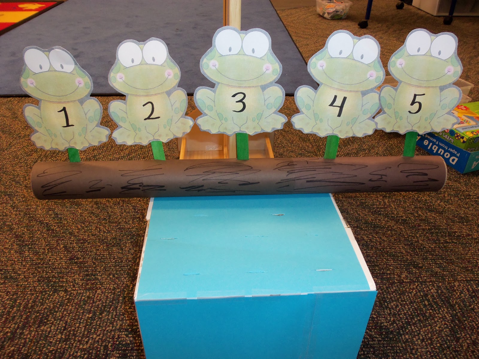 Storytime Land: Five Green and Speckled Frogs- Ideas