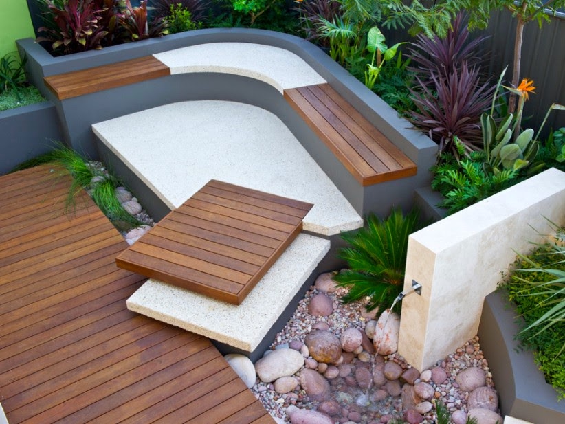 Gambar Kursi Taman Rumah Minimalis Elegan