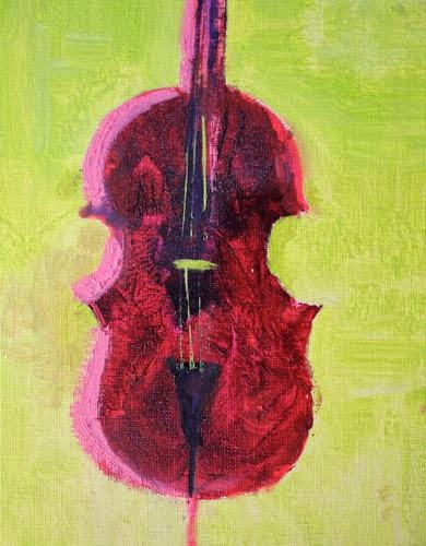 Daily Painters Abstract Gallery: Jazzy, Contemporary Musical Instrument ...