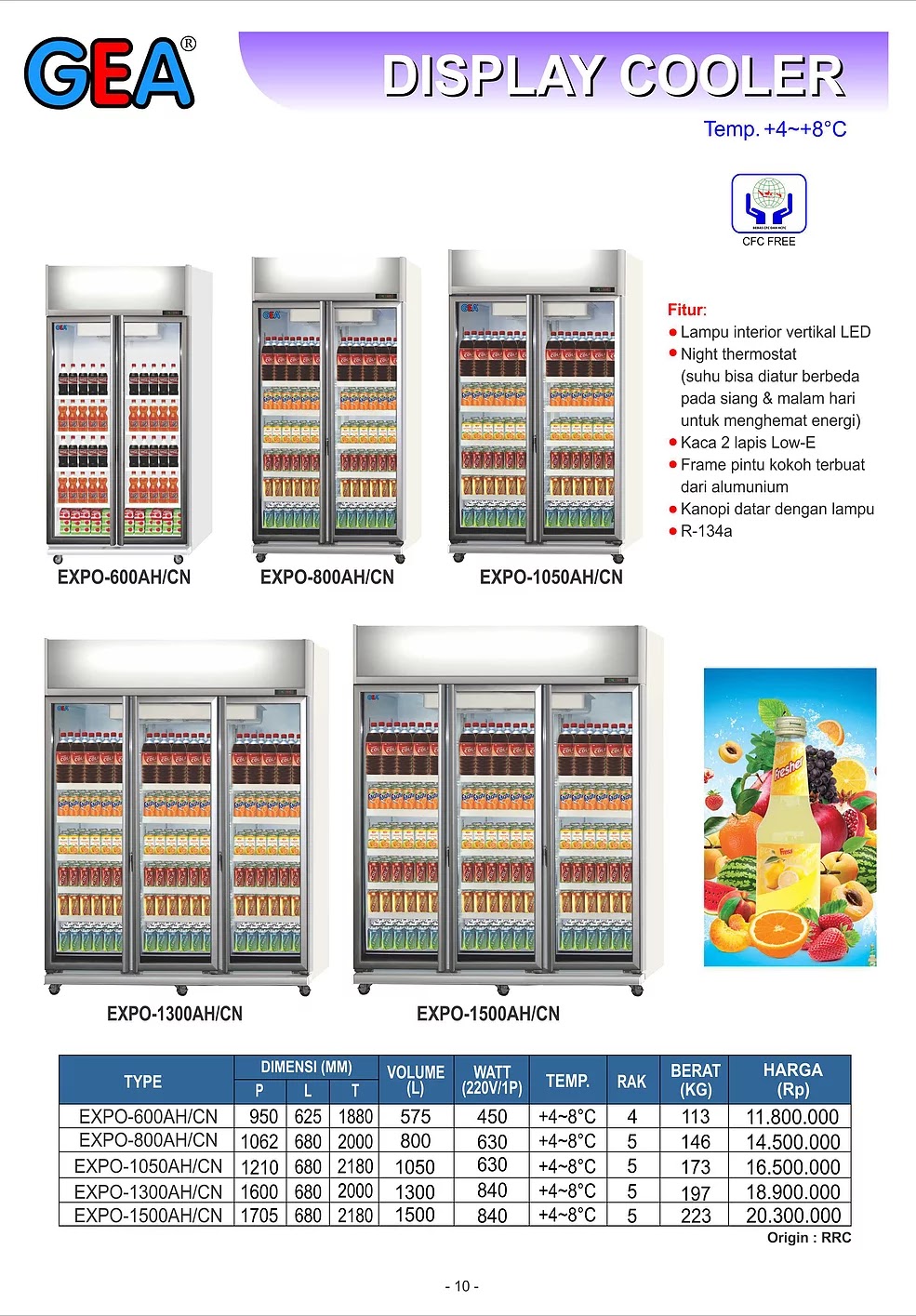 KITCHEN EQUIPMENT RESTAURANT DAN HOTEL: Produk GEA