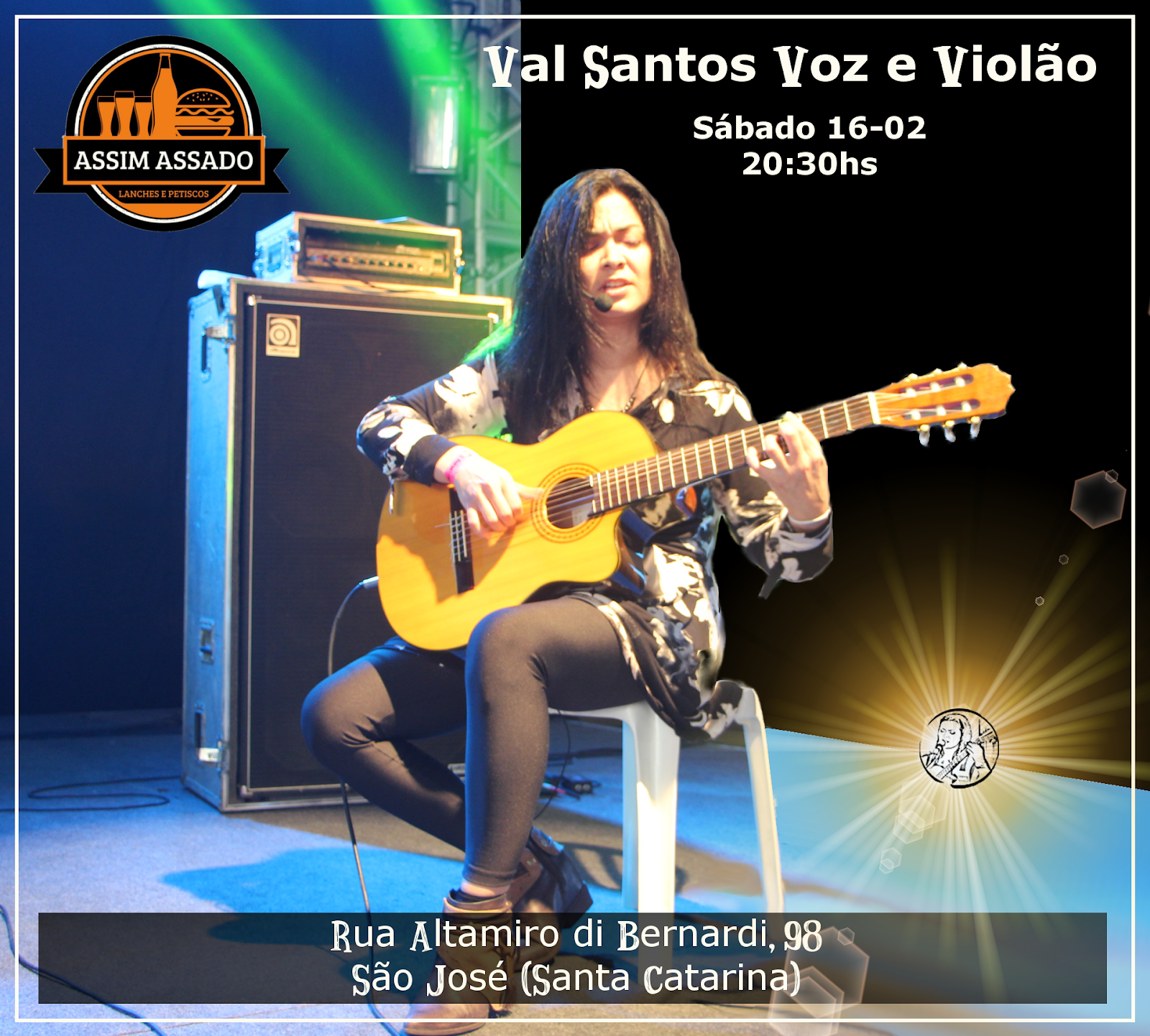 Val Santos Música E Alma Oficial ♪ ♫ Agenda Da Cantora E Violonista Val Santos Dias 15 E 16