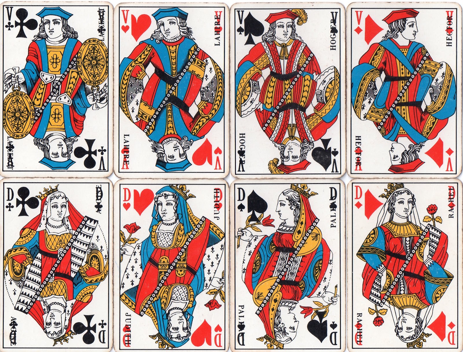 Palos de barajas de cartas de Javier Neila: Palos de la Baraja francesa ...