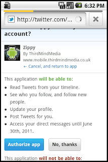 Thoughts on development & design: Android & Twitter - OAuth ...