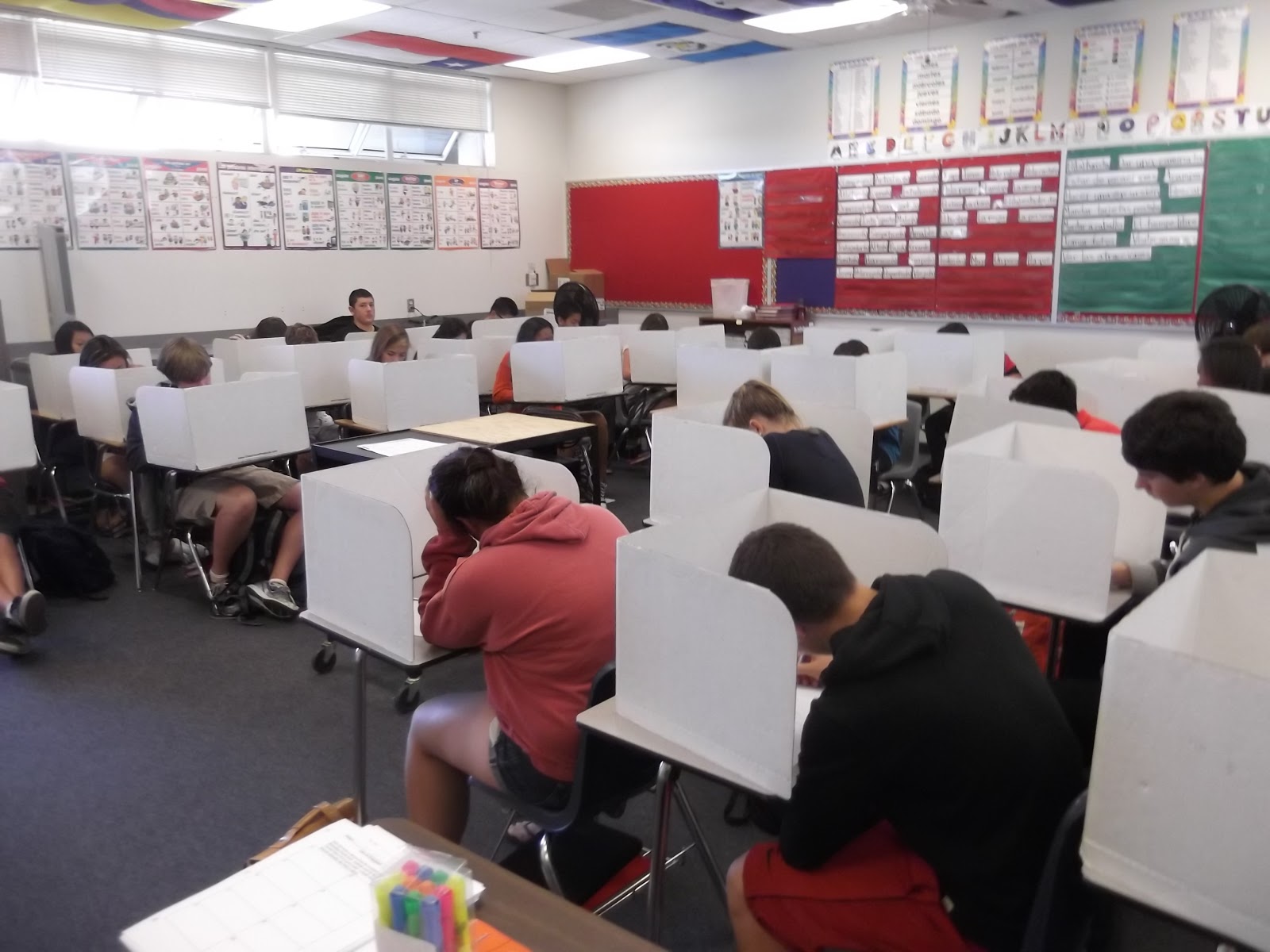 Scripps Ranch H.S. World Languages: Test Dividers to Insure Security