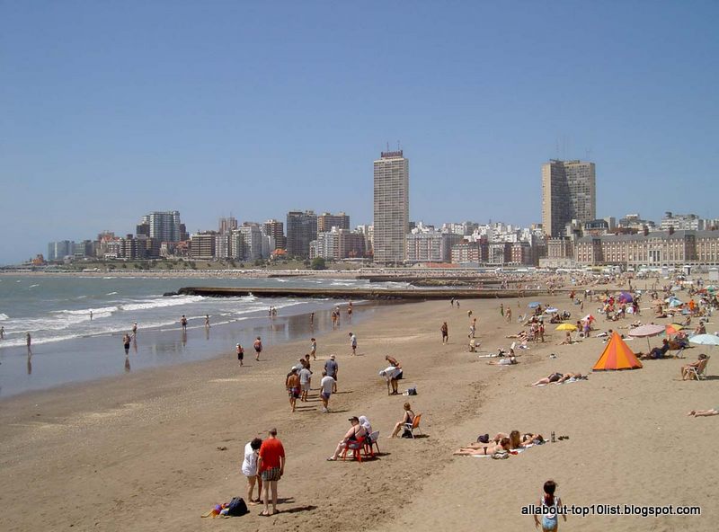 The amazing world of top10: Playa del Mar Beach, Argentina