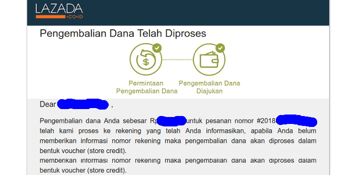 Lazada Error, Sanggup Pemberitahuan Pesanan Dibatalkan Berkali-Kali ...