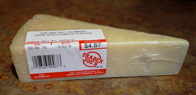 Exploring Trader Joe's: Trader Joe's Pecorino Romano Raw Sheep's Milk ...