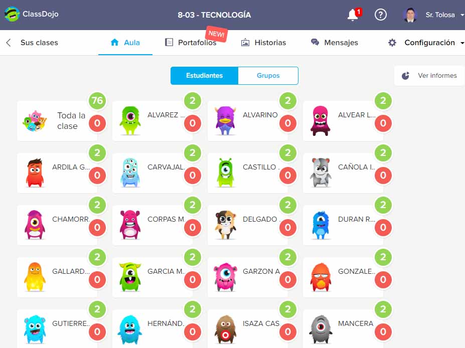 CLASSDOJO: Aplicación gratuita para gestionar tus clases