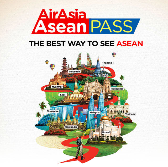 "ASEAN flight pass" By Air Asia | ZOGZAG THAILAND