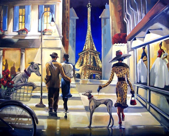 Maher Art Gallery: Trish Biddle | Fashion and Art Déco american painter