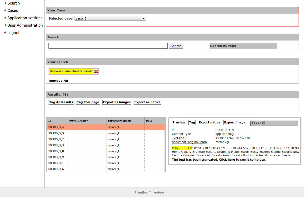 SHMsoft blog: Using FreeEed for social media discovery
