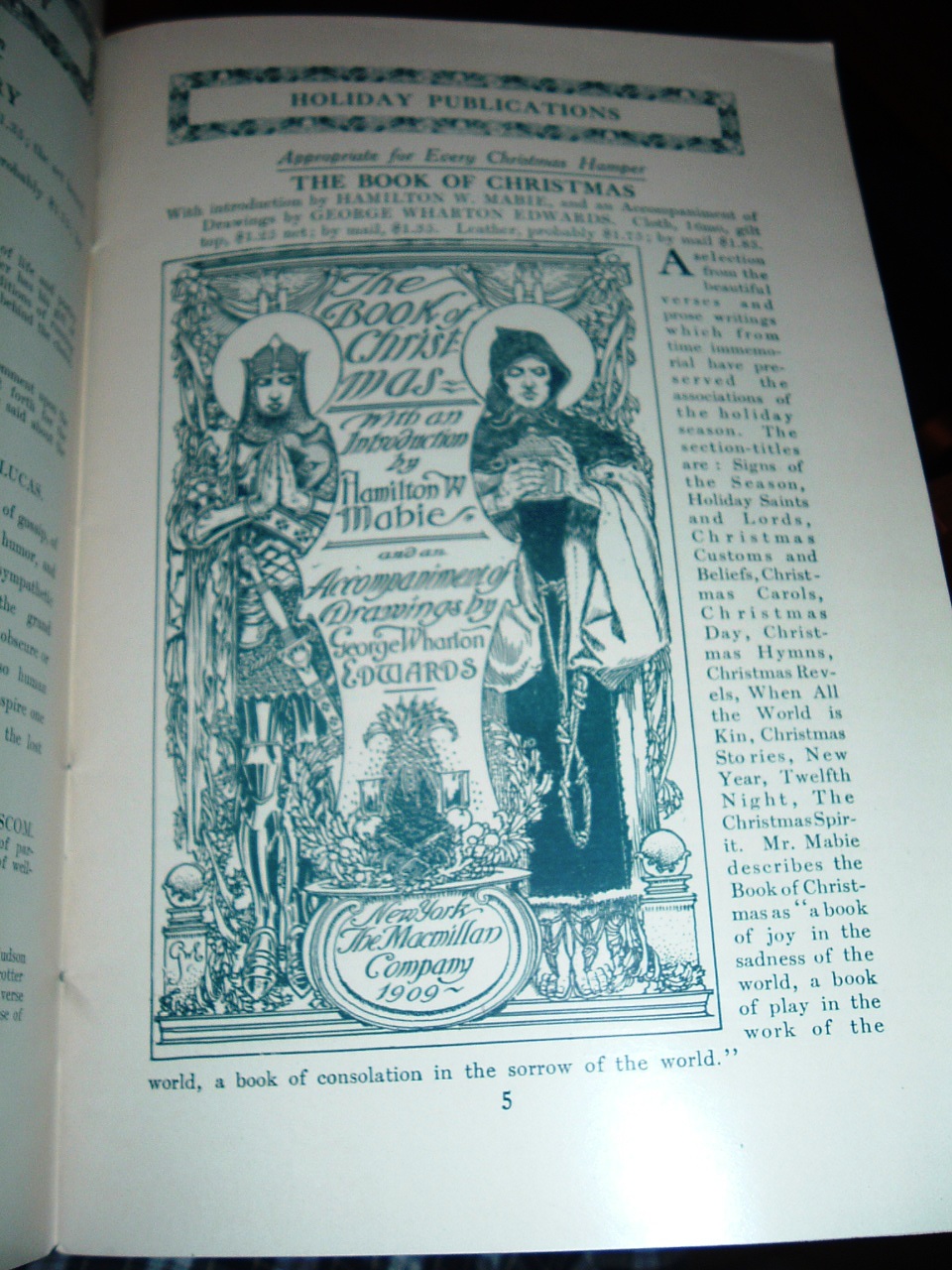 Holiday Books from Jones Book Store in Los Angeles - 1909