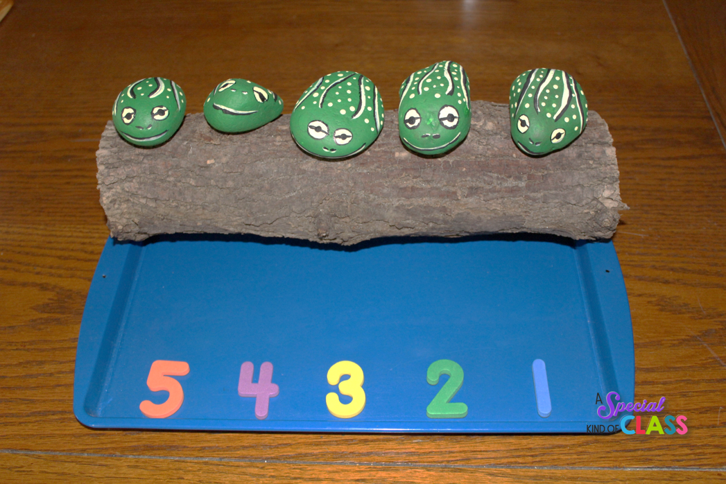 A special kind of class: How to Make 5 Green and Speckled Frogs