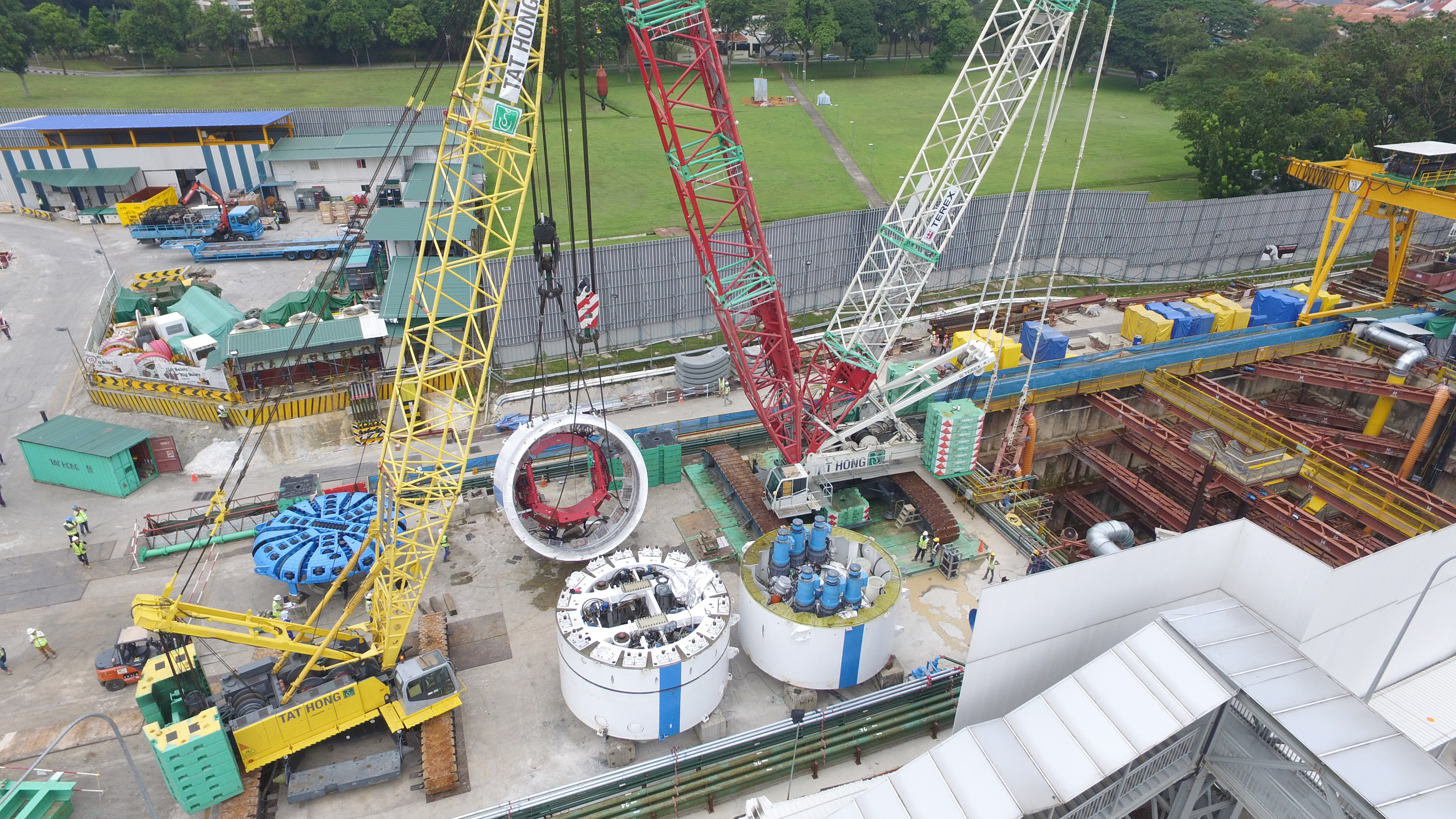 Thomson Line Construction: Upper Thomson - TBM 3 Assembly