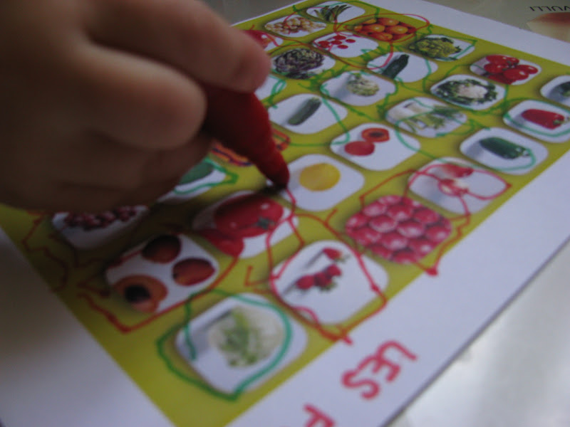 L'école de Capucine: Fruits et Légumes / tri