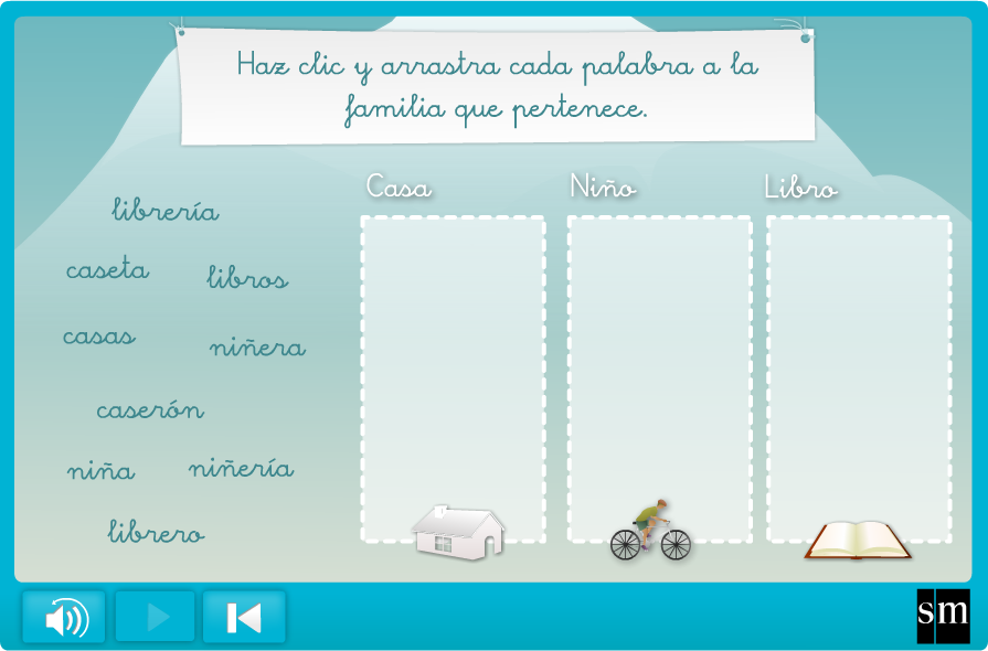 FAMILIA DE PALABRAS :: JUGANDO Y APRENDIENDO