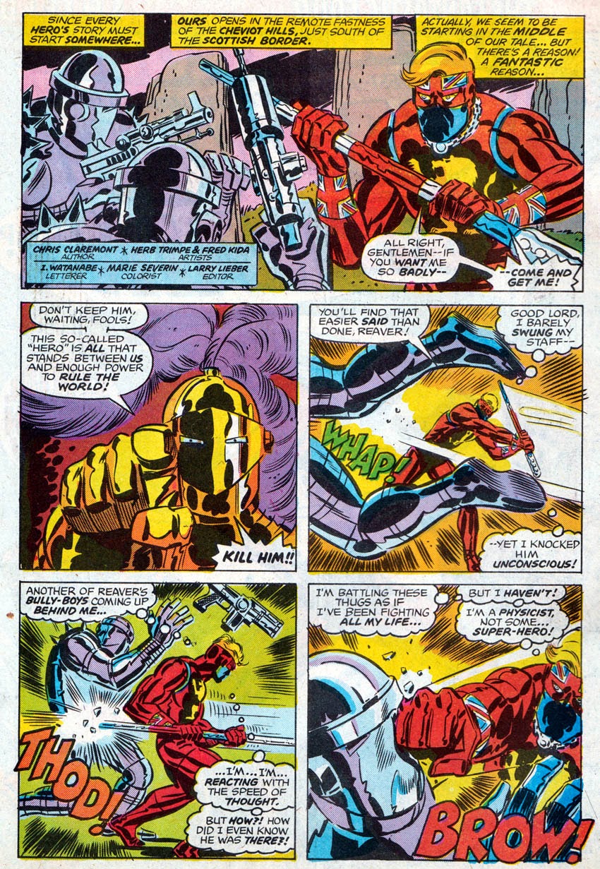 BLIMEY! The Blog of British Comics: Captain Britain hits the big 4-0!