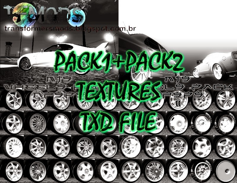 TFMods | GTA .::: GTA SA - NFS Pro Street Wheels pack