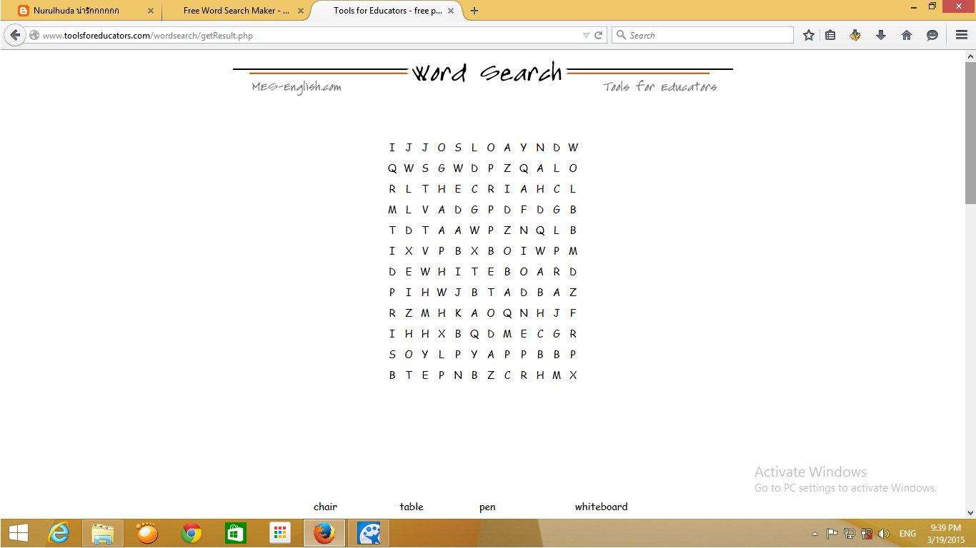 HOW TO MAKE WORD SEARCH
