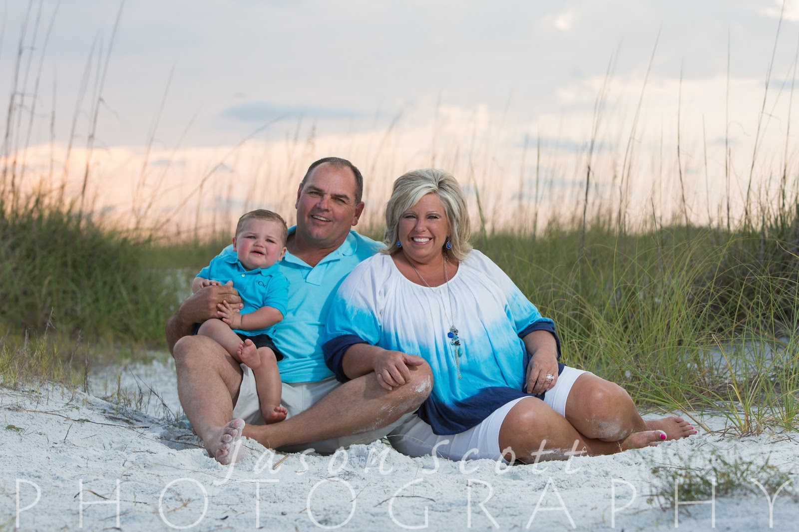 Siesta Key Beach Portraits - Carlock Family | Jason Scott Photography