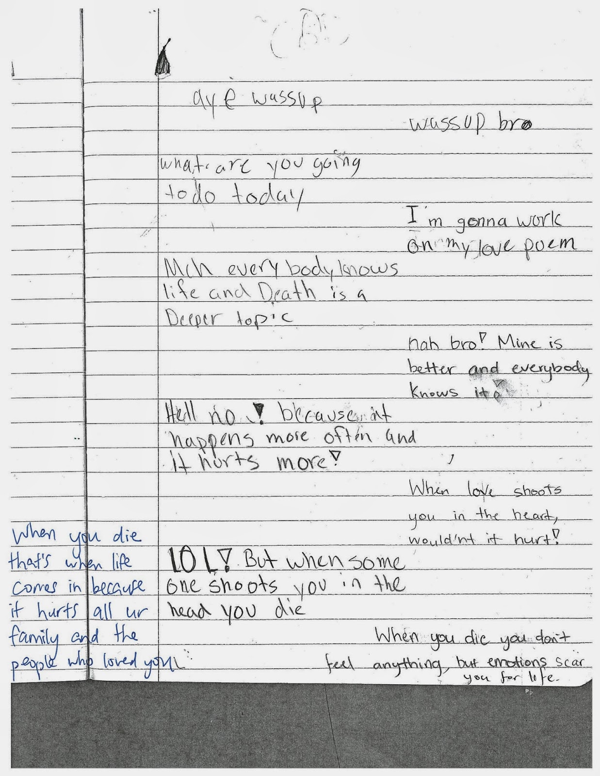 7th Grade DIMS Authors and Scholars: Multiple Voice Poems