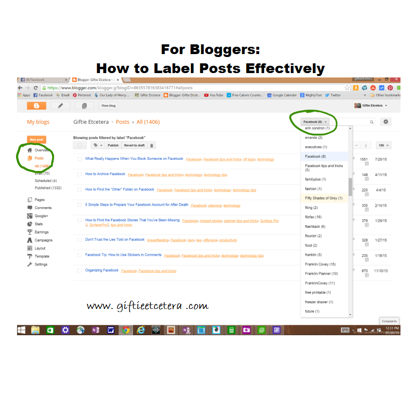 Labels on Blog Posts: A How-To For Readers and Bloggers | Giftie ...