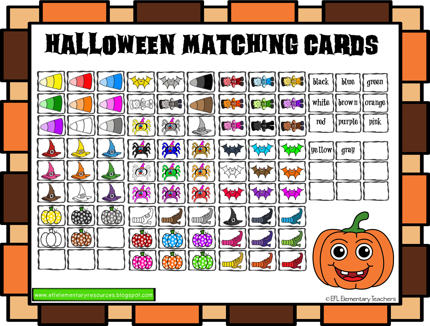 EFL Elementary Teachers: Halloween Resources for Elementary ELL