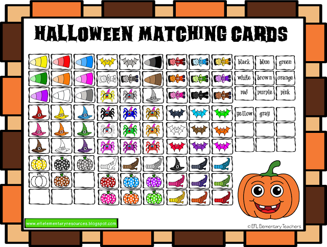 EFL Elementary Teachers: Halloween Resources for Elementary ELL