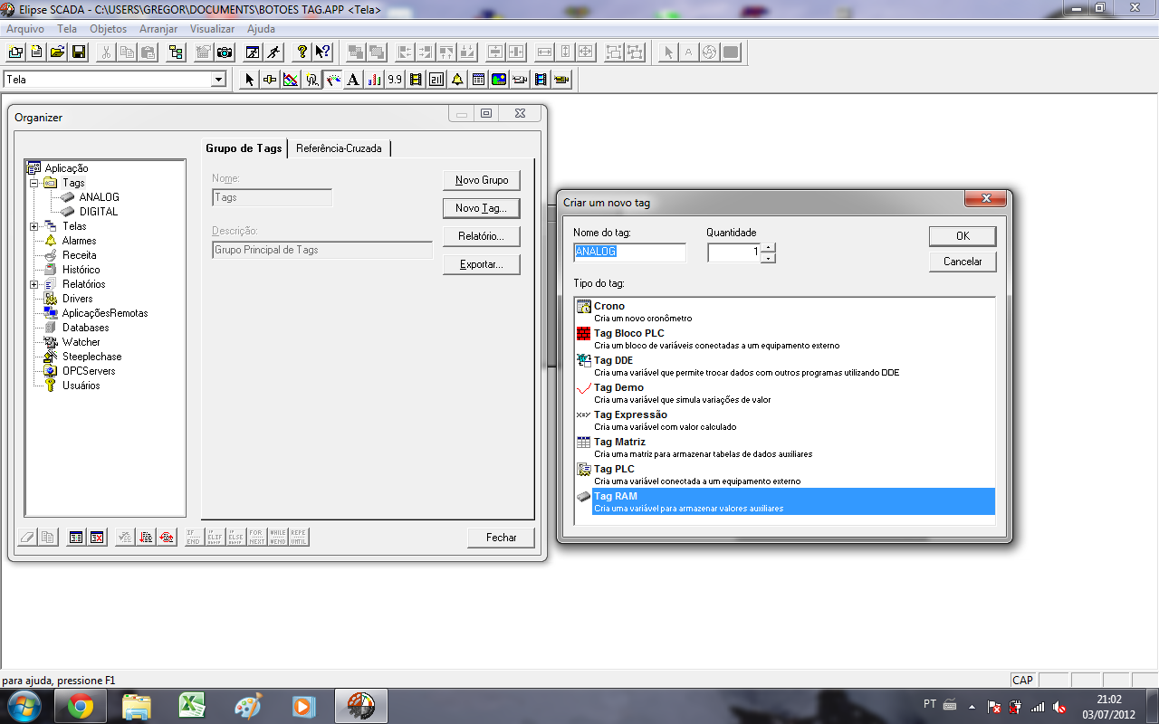 Automação-criativa: Supervisório ELIPSE SCADA - Introdução
