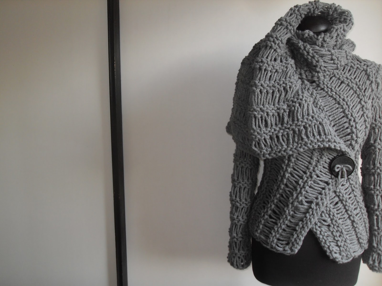 DIVNA'S SWEATERS: Grey sweater/ handmade knitted unique sweater for all ...