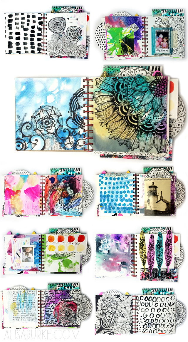 a peek inside my art journal | alisaburke | Bloglovin’