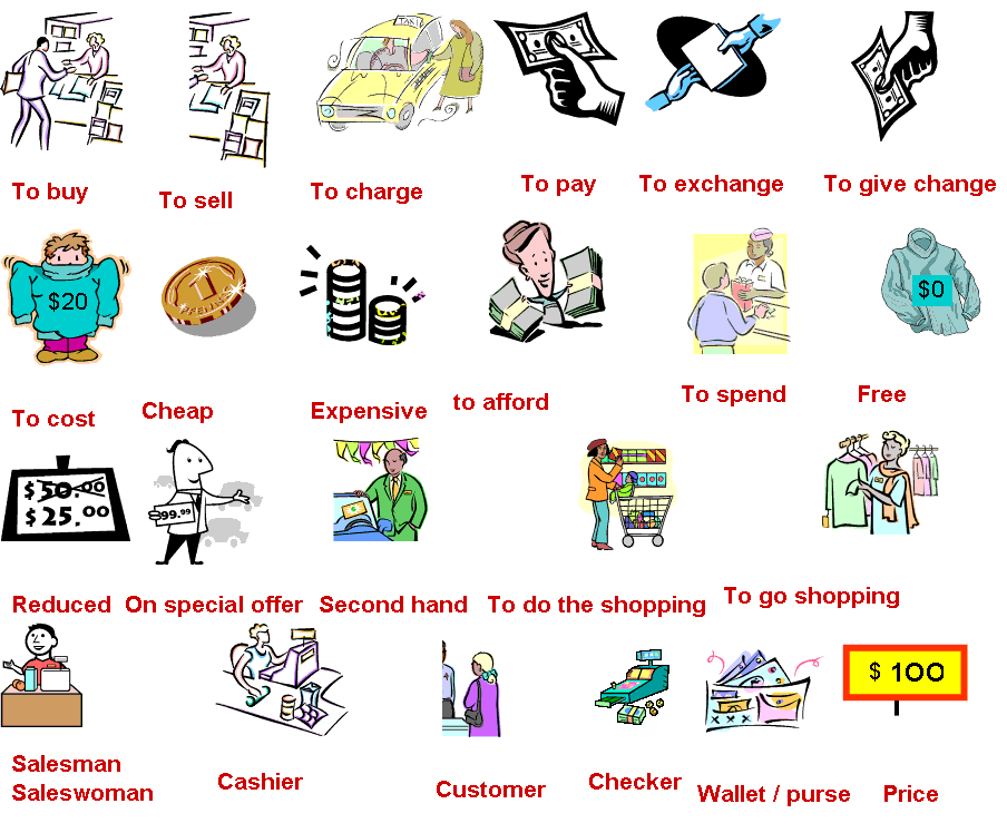 Click on: MONEY FOR SHOPPING