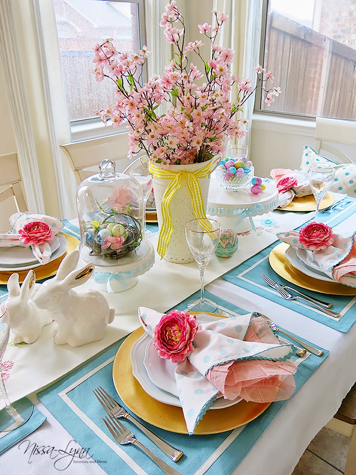 An Organized Family: A Gorgeous Easter Table with Nissa-Lynn Interiors