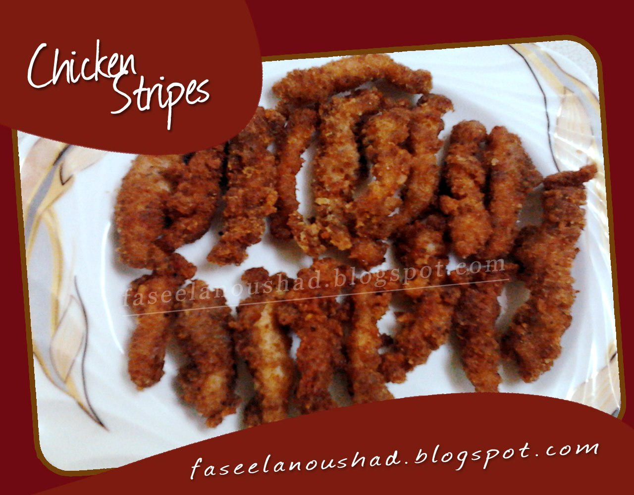 GOOD FOOD ENDS WITH GOOD TALK: Chicken Stripes