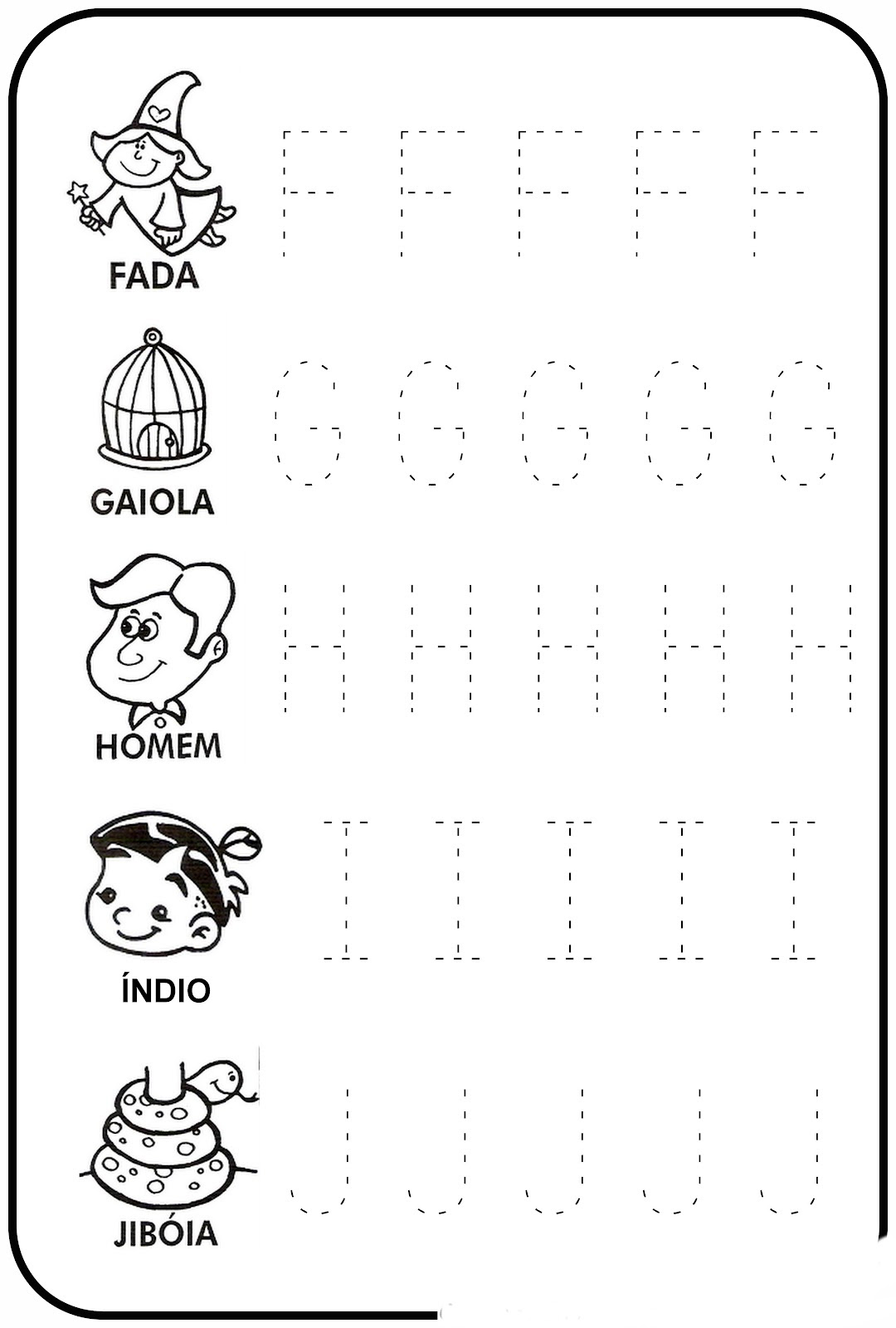 Alfabeto Pontilhado Para Imprimir - RETOEDU