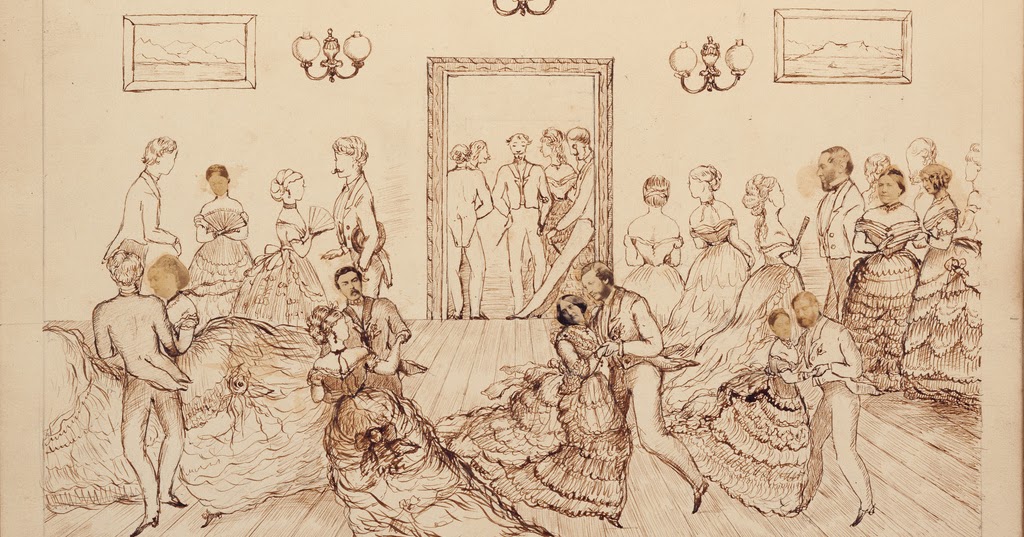 Fotografía. Museo Getty. Collage. Ball at Brocklesby. Albumen silver ...