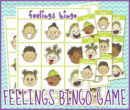 1000 Recursos Infantil: Bingo de LAS EMOCIONES