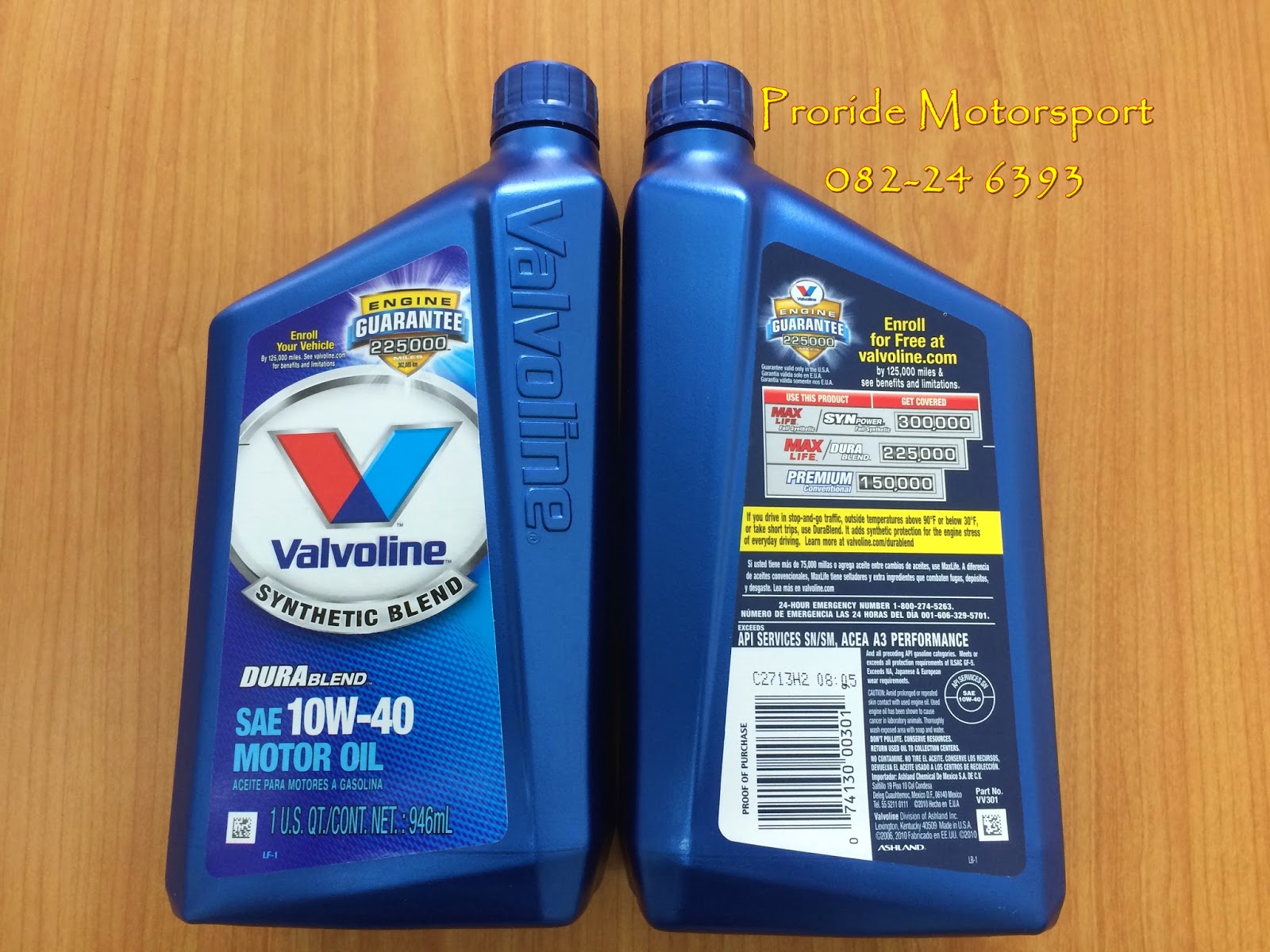 Pro-ride Motorsports: Valvoline - The world's First Motor Oil