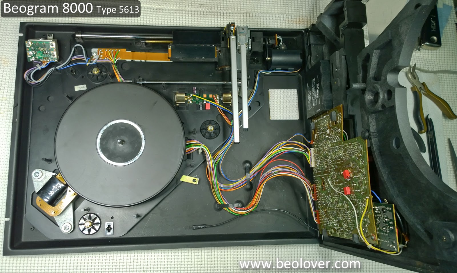 beolover: Beogram 8000: Reassembly and Record Play