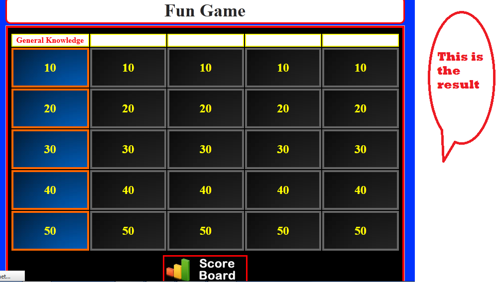 Wonderful _ World: How To Create Your Quizzes By Using Jeopardy Game