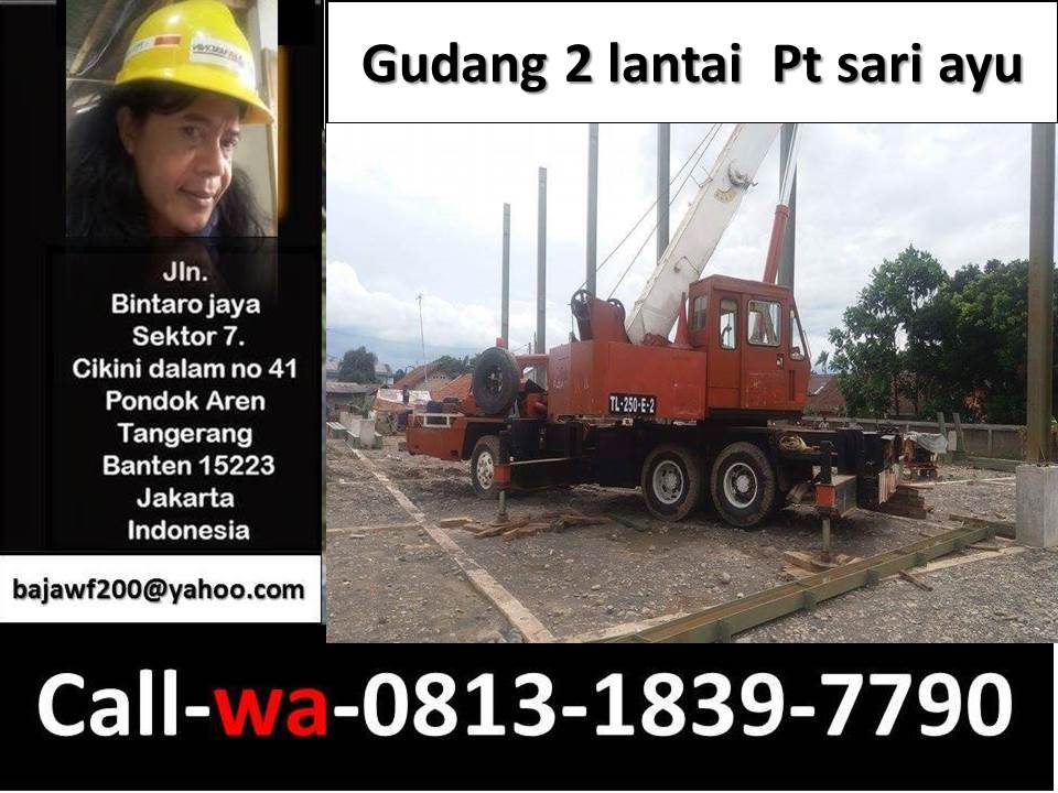 konstruksi baja wf: tukang baja wf