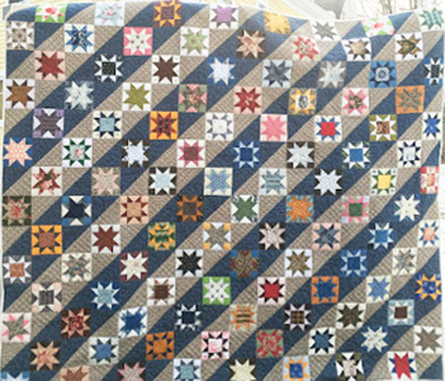 Civil War Quilts: Stars in a Time Warp: Finishes in 2017