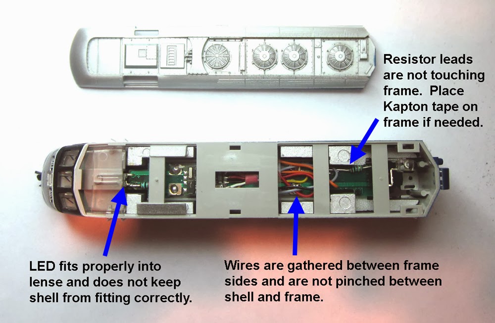 N Scale DCC Decoder Installs: Lenz Silver Mini in an Athearn F59PHI