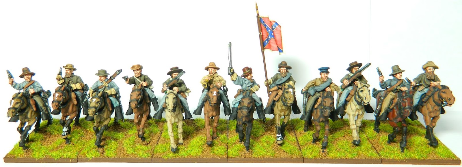MacPhee's Miniature Men: 28mm Confederate Cavalry