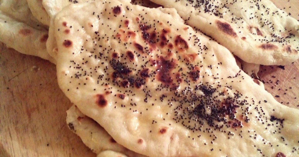 Poppy Seed Naan Breads | Honeycomb Crunchies